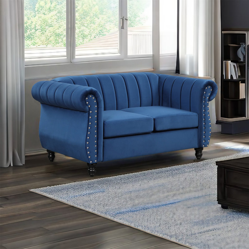 Wayfair sofa blue store